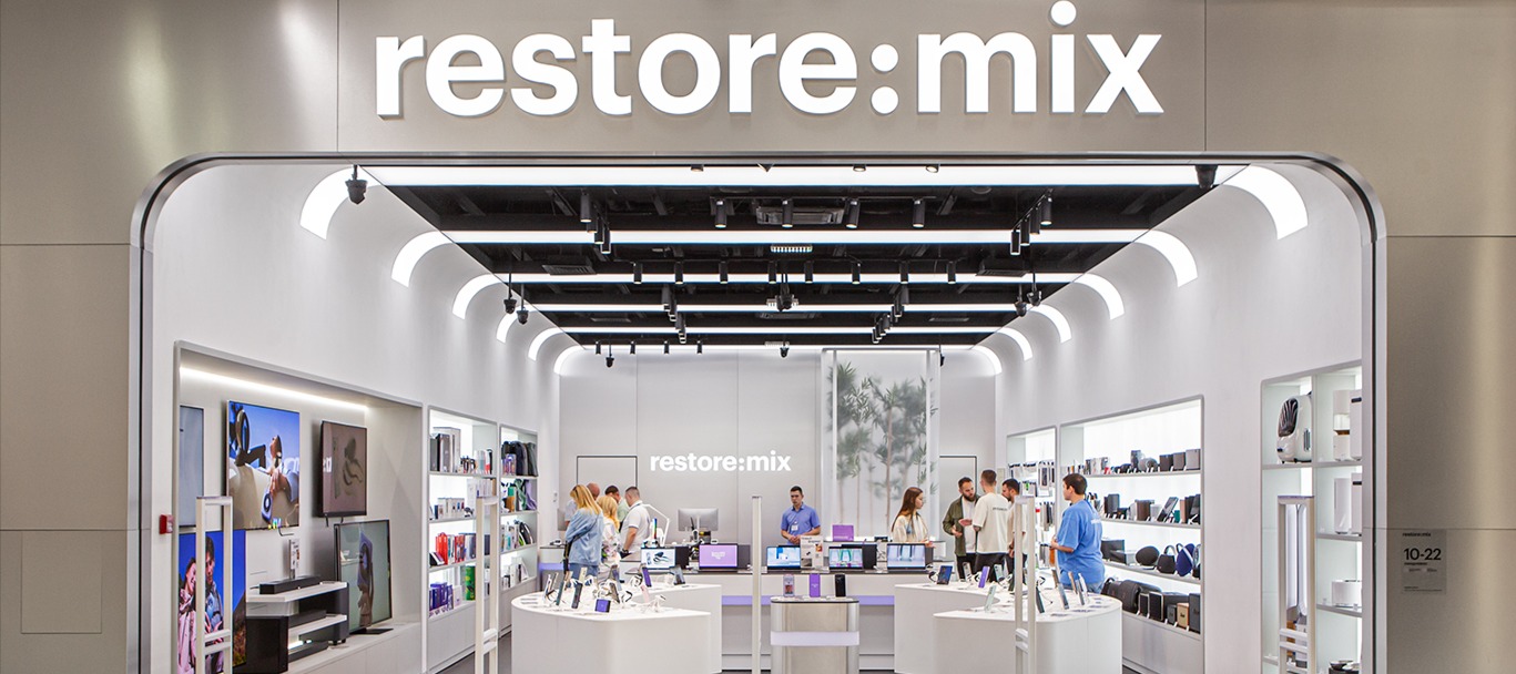 Сеть restore: открыла магазин нового формата restore:mix с электроникой ...
